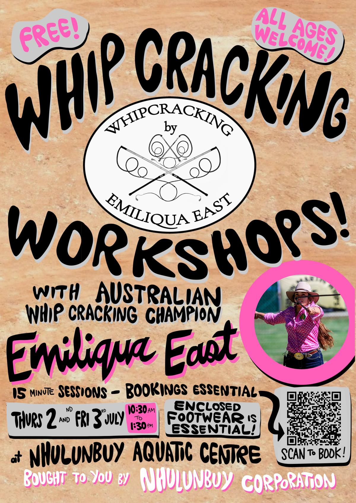 Whip Cracking Workshops | Nhulunbuy Corporation