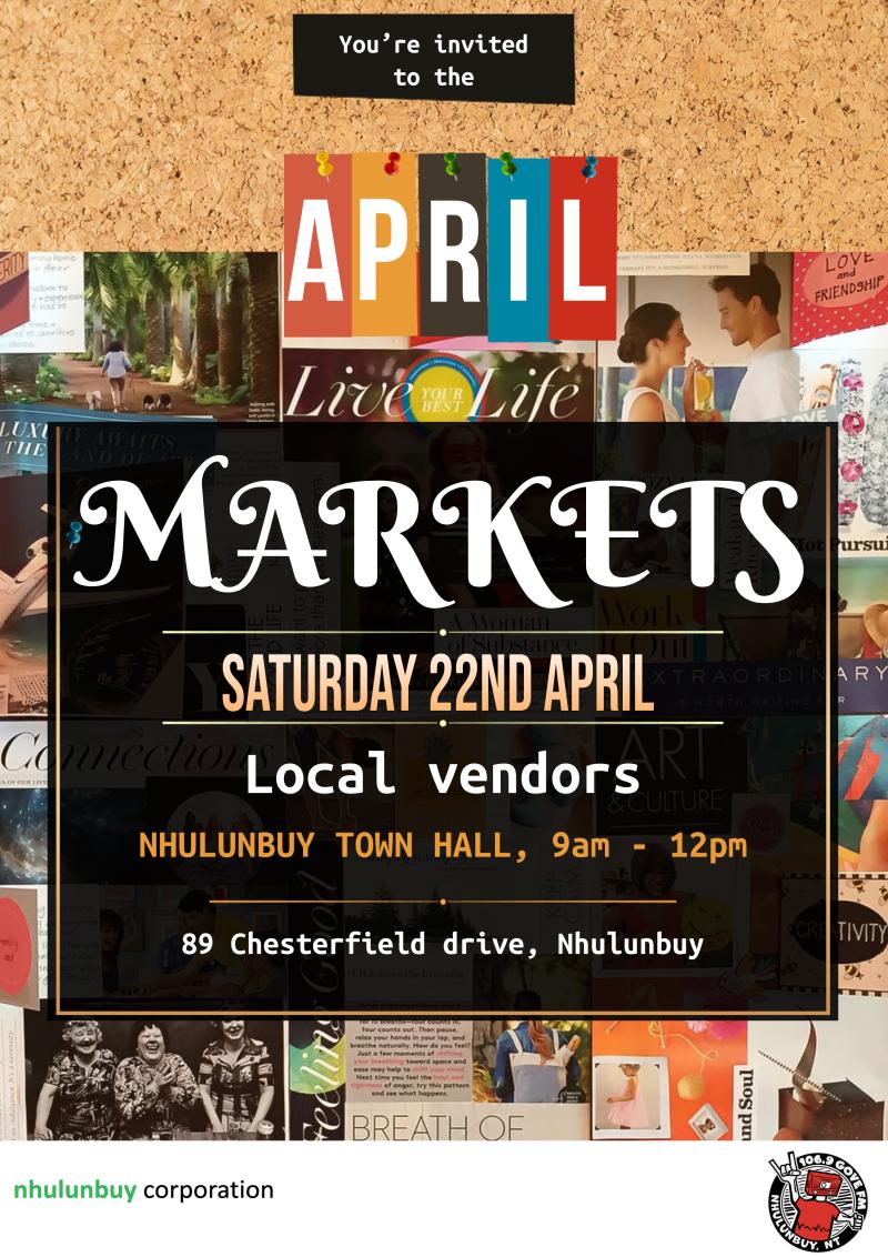 April Community Markets | Nhulunbuy Corporation